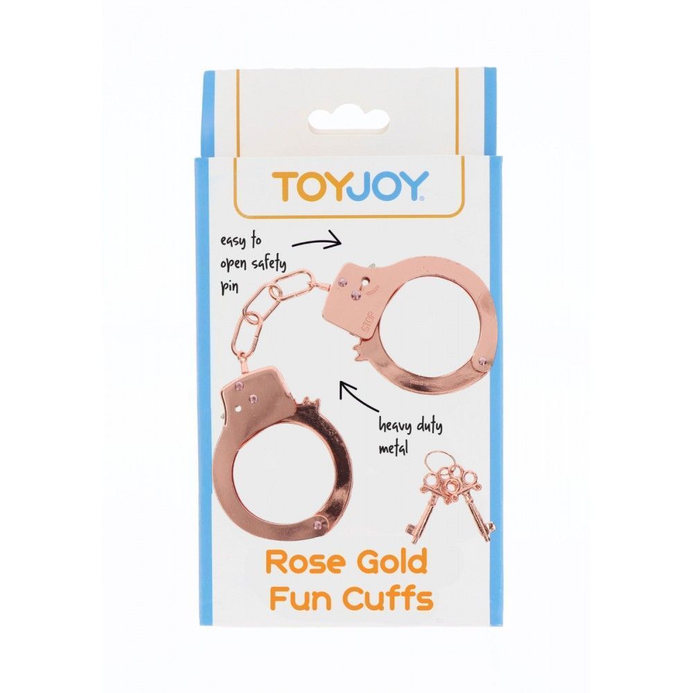 Наручники металлические Metal Handcuffs Rose Gold - TONGA